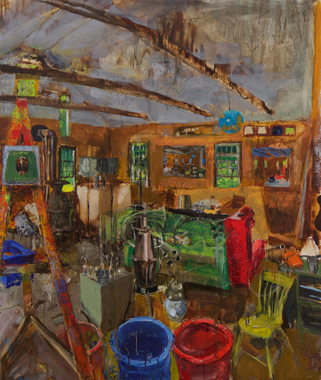 gideon bok's new paintings