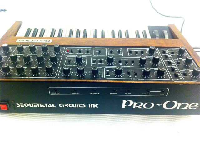 MATRIXSYNTH: SEQUENTIAL CIRCUITS PRO-ONE In Custom Wood Case