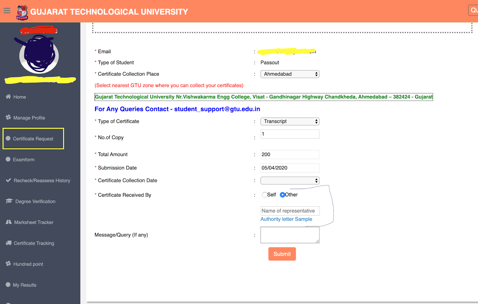 WES Verification Process for GTU Students