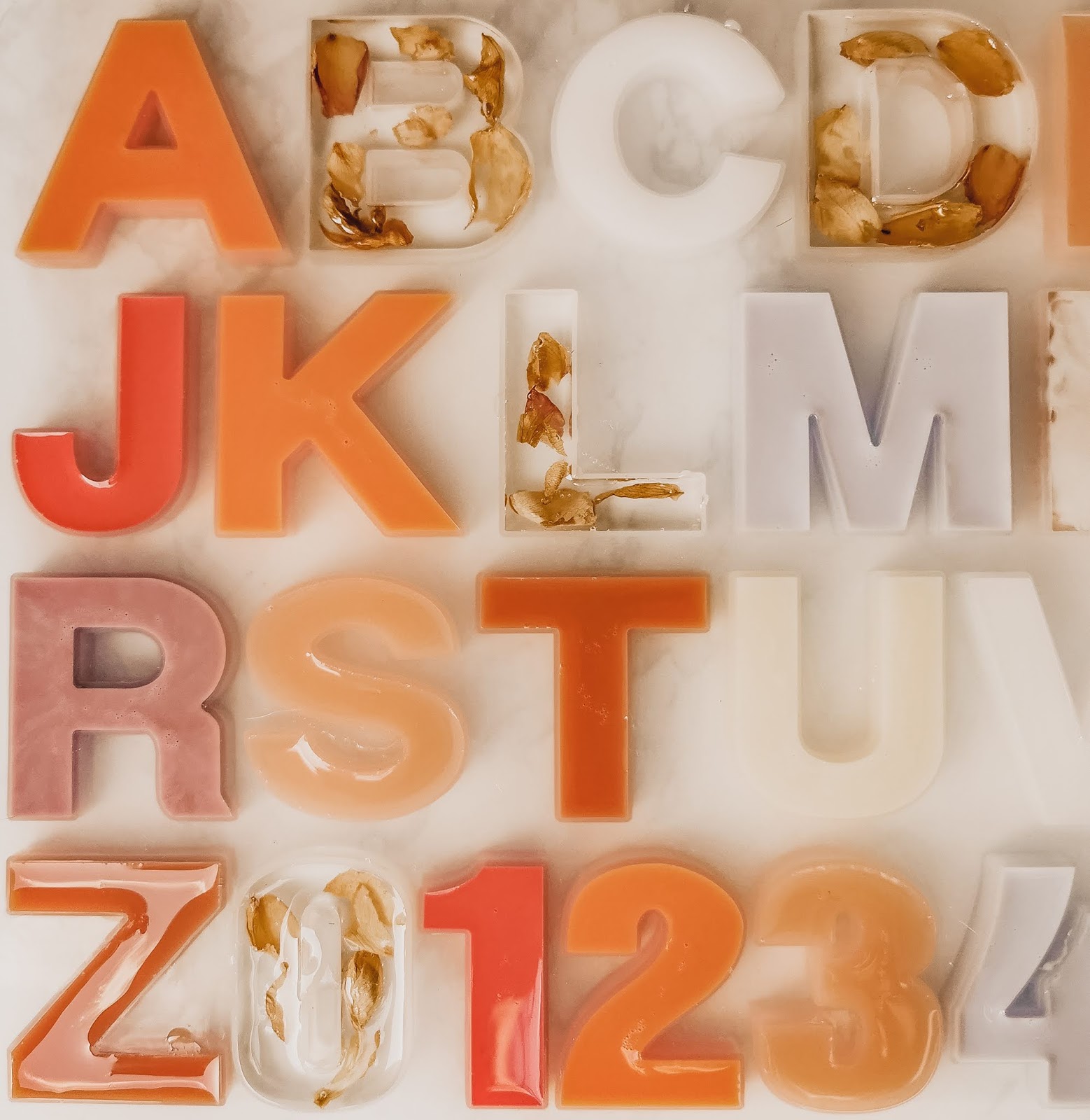 DIY Resin Alphabet | My Wild Sparrows