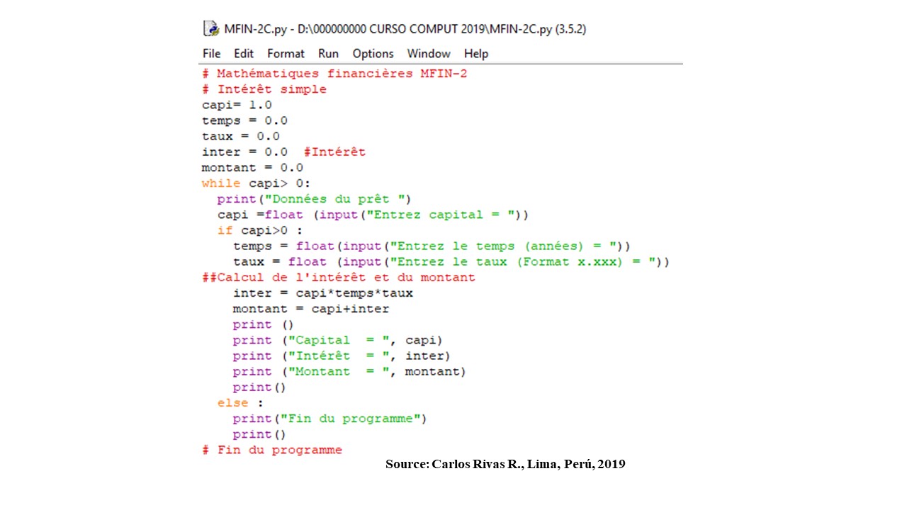Financial Mathematics for all: Intérêt simple: Calculs et programme en ...