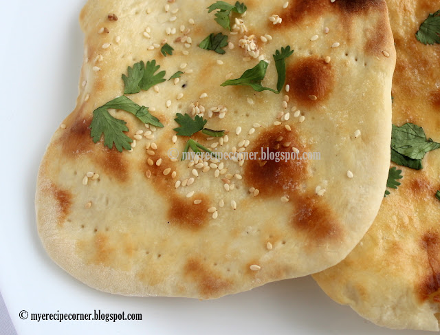 Mye's Kitchen: Naan Recipe - How to make Butter Naan in Oven