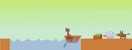 ~Game (Menyebrangkan Sayur, Domba dan Serigala)~