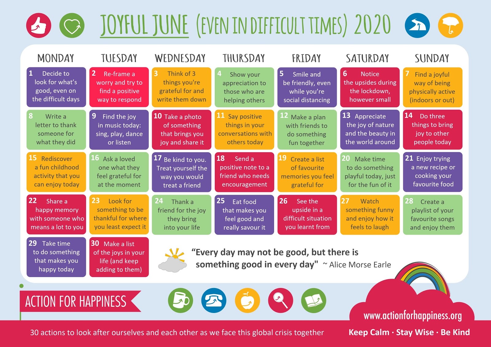 Bonnie's Books: Joyful June Calendar