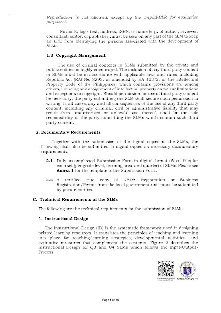 GUIDELINES ON THE EVALUATION OF SELF-LEARNING MODULES FOR QUARTERS 3 ...