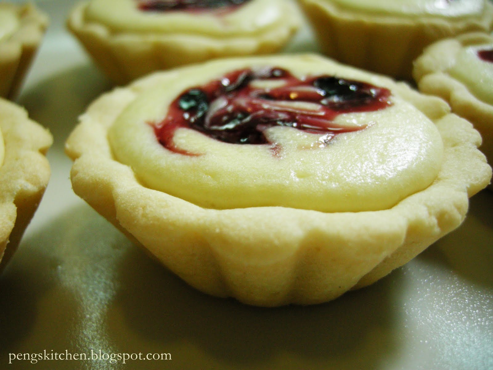Peng's Kitchen: Mulberry Cheese Tart