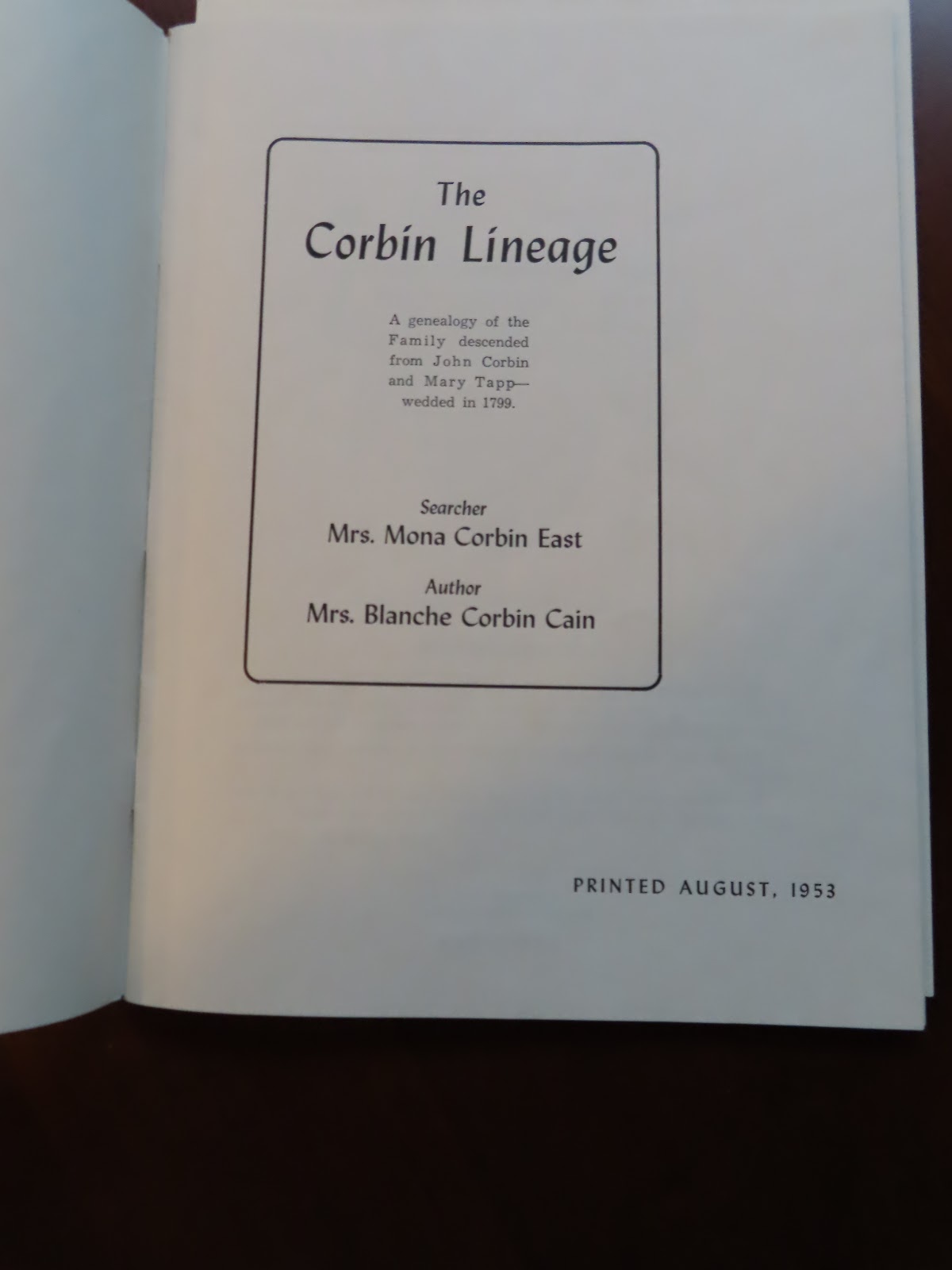 GONE, But Not Forgotten: CORBIN