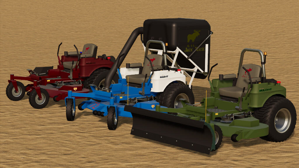 FS19 Jack Moose Mow-IT Pack 1.0 - FS 19 & 22 USA Mods Collection