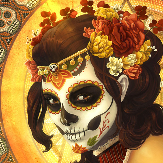 Aztec Girl Wallpaper Engine