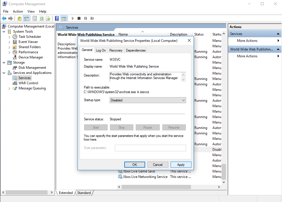 Fix Apache Shutdown Unexpectedly Error in XAMPP application