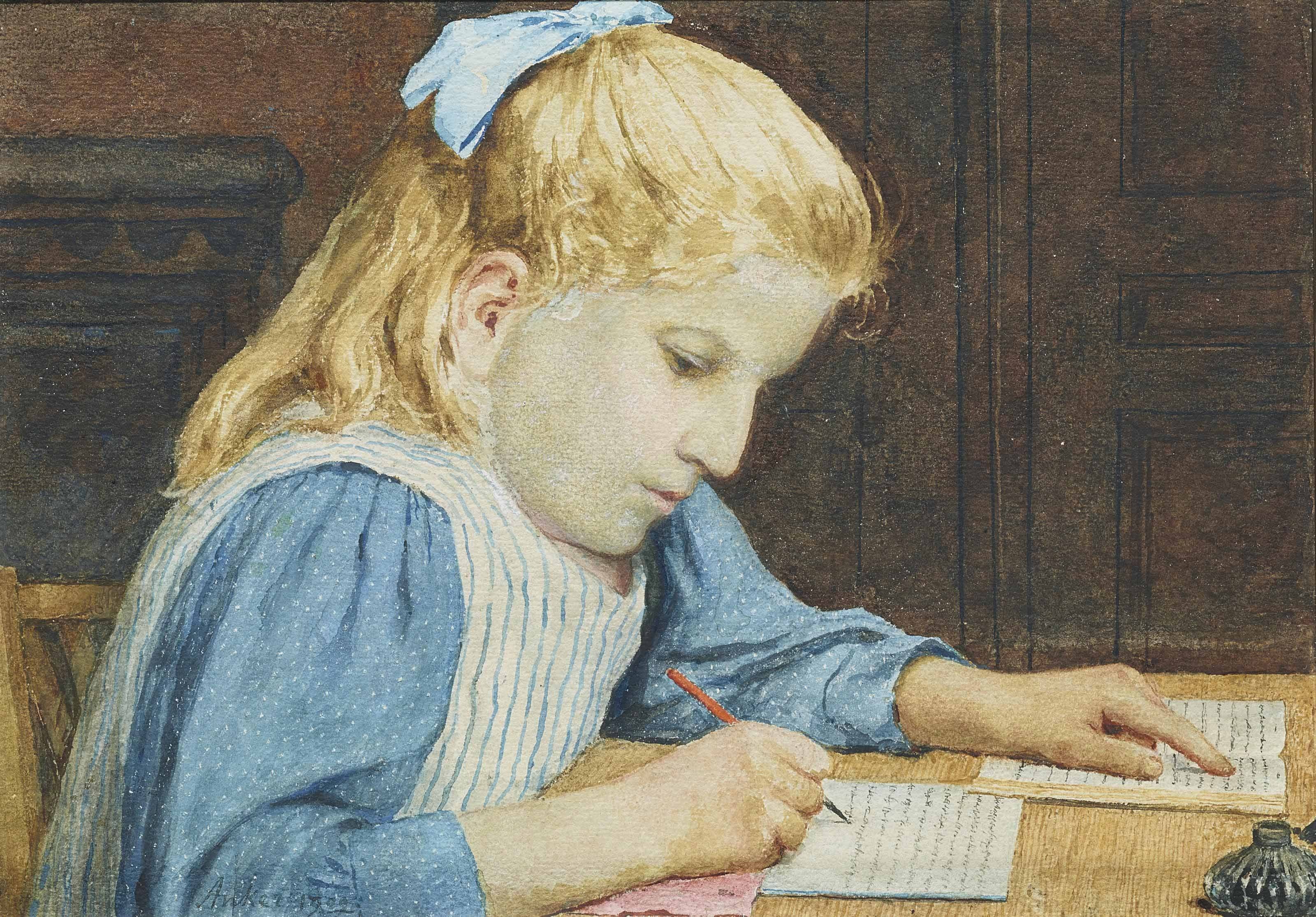 Albert Anker (1831-1910) | Genre painter | Tutt'Art@ | Pittura ...