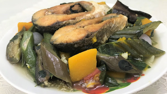 Bulanglang with Fried Bangus