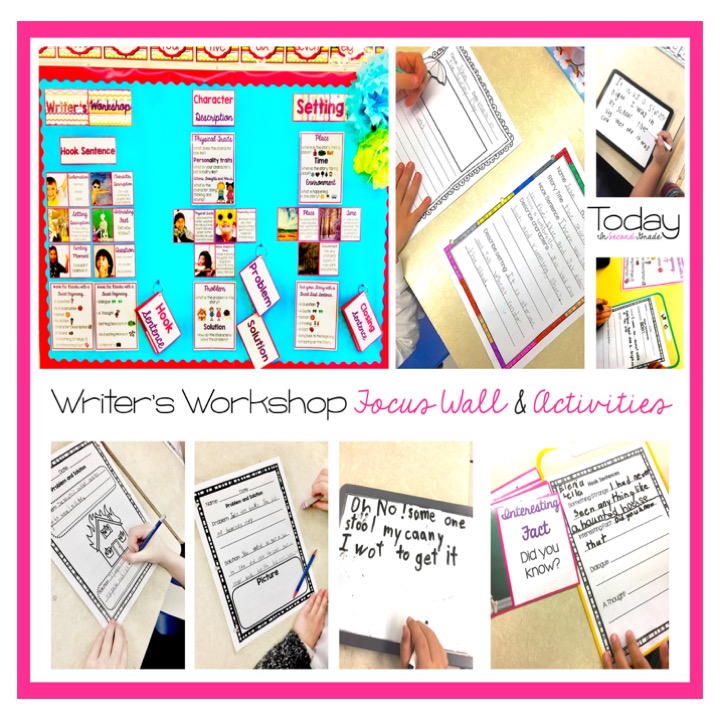 Focus Walls - Today in Second Grade