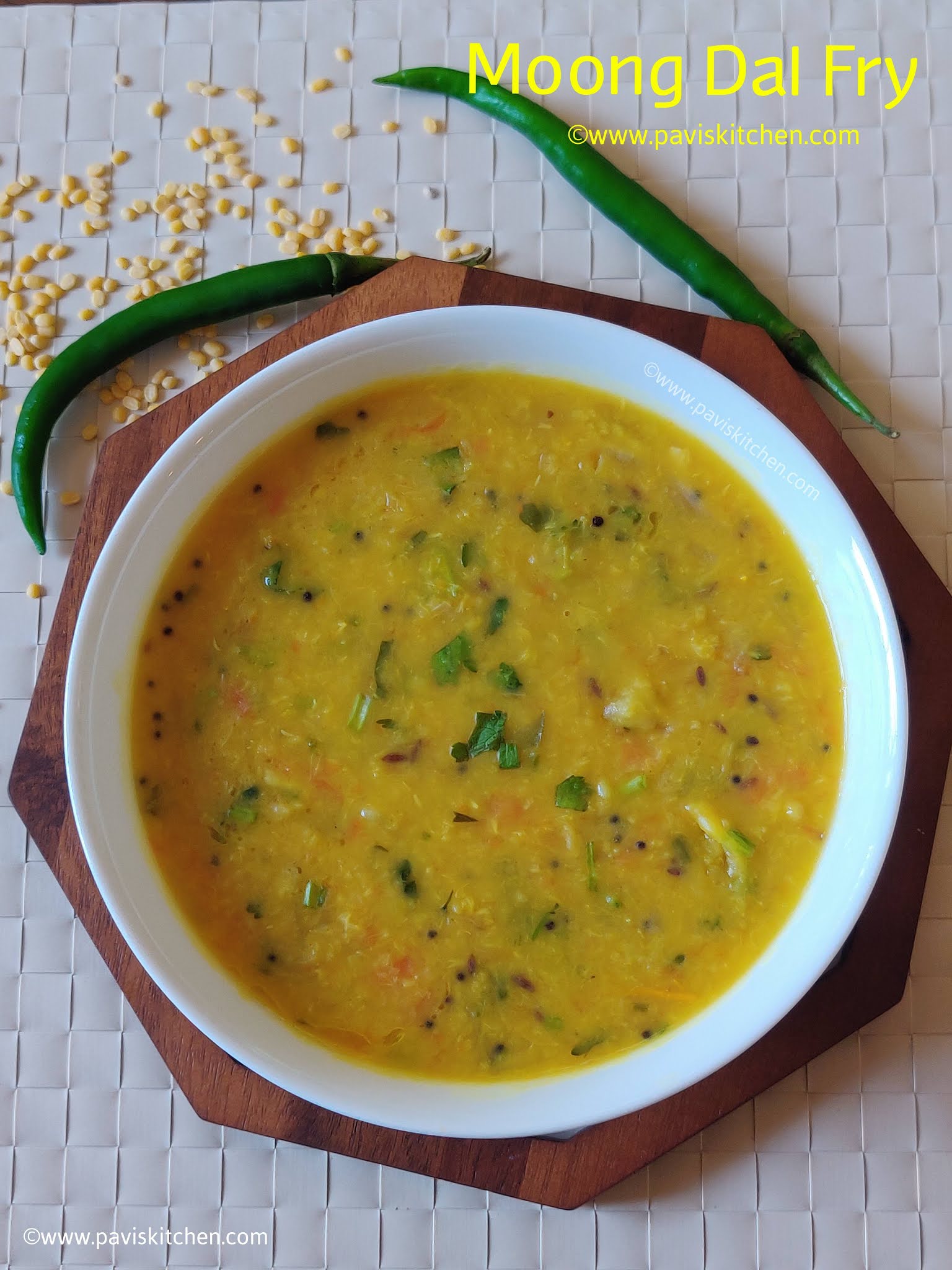 Yellow moong dal fry recipe | best Indian dal recipe | moong dal sabji ...