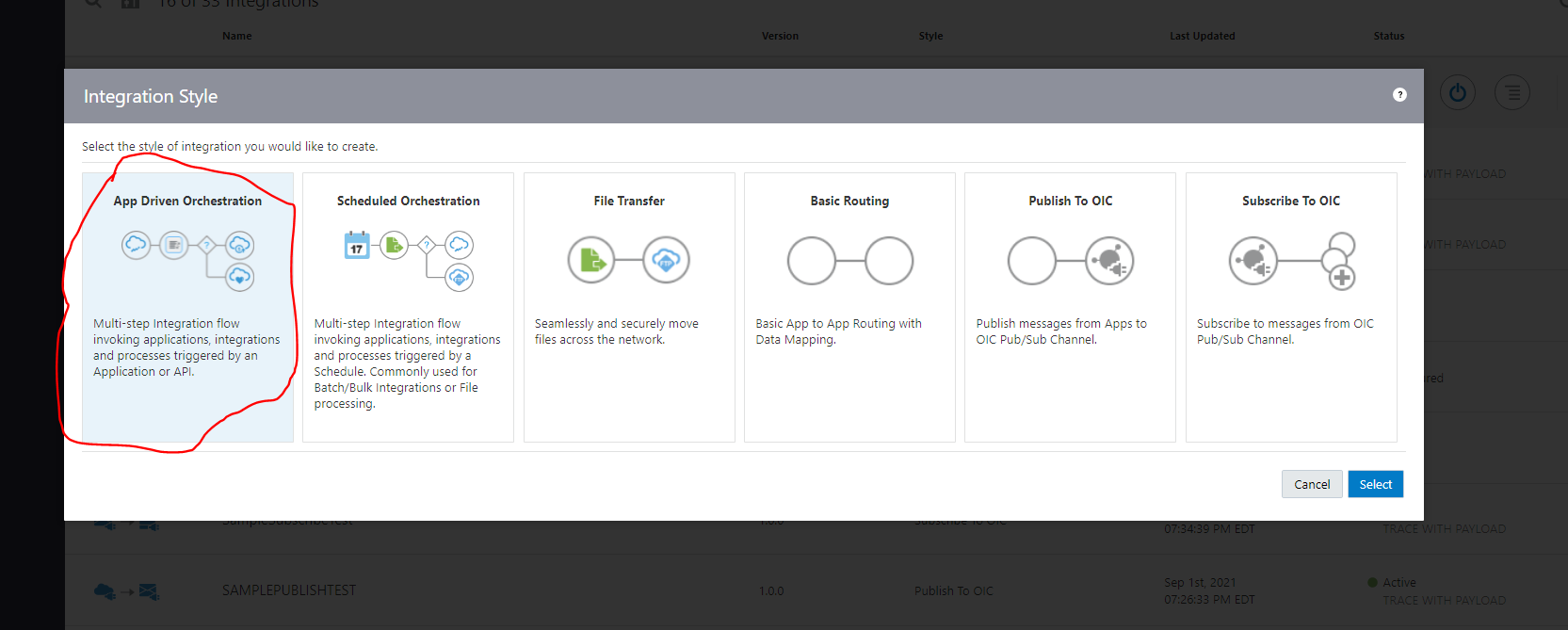 Creating a REST API with JSON payload in OIC to read CSV based files