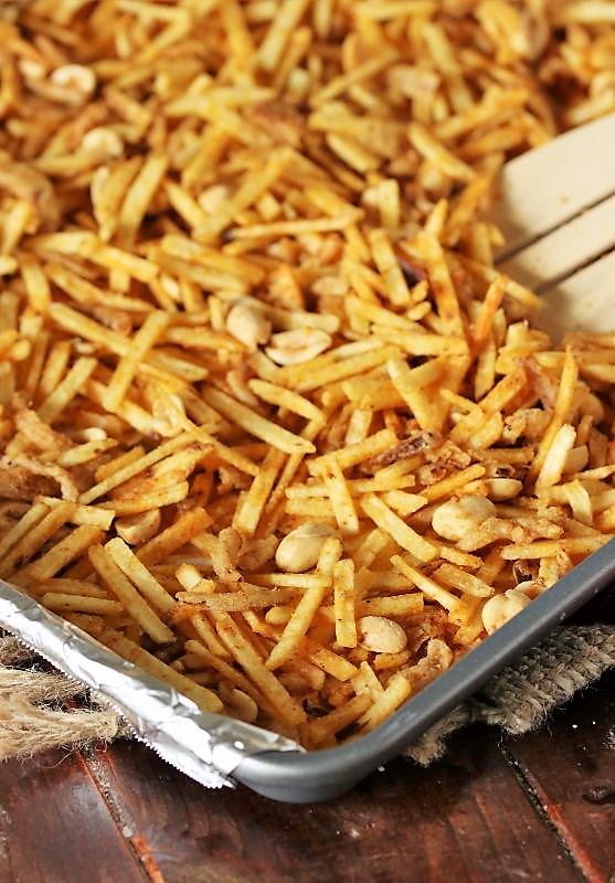 Taco Potato Sticks Snack Mix | The Kitchen is My Playground