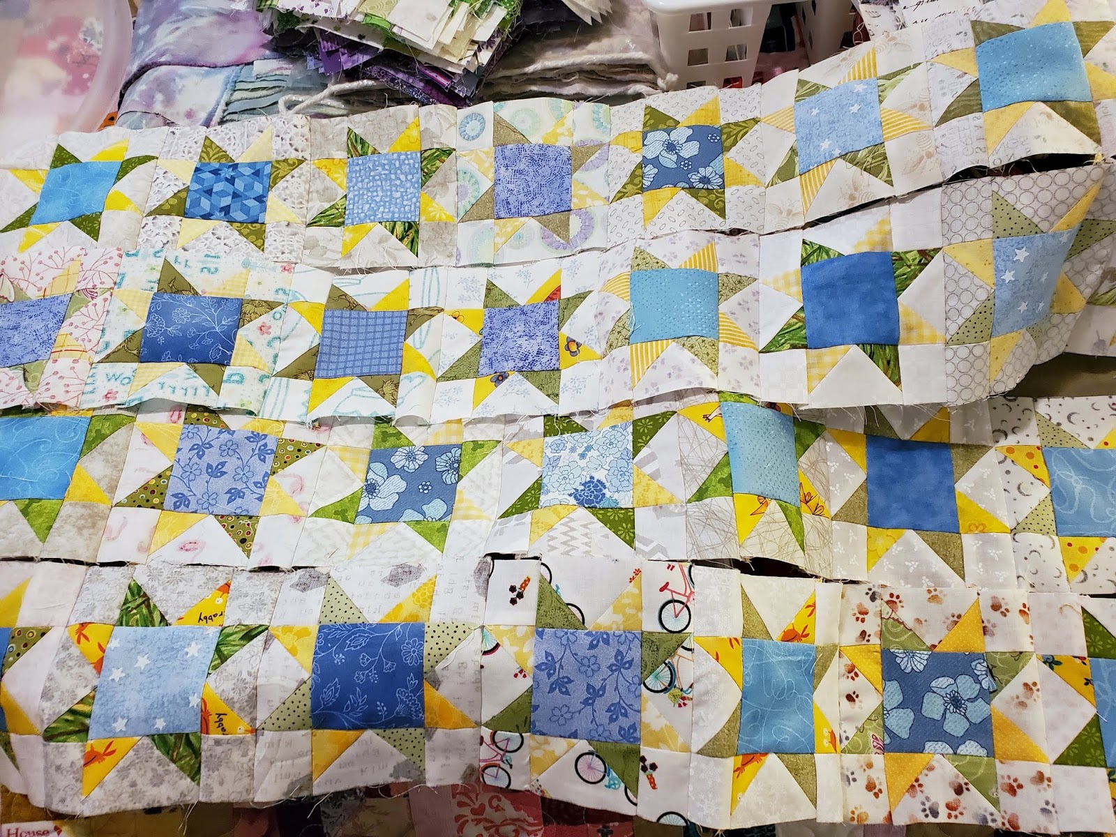 My Quilty World: Unity Quilt-A-Long - Bonnie Hunter Mystery - Week 3