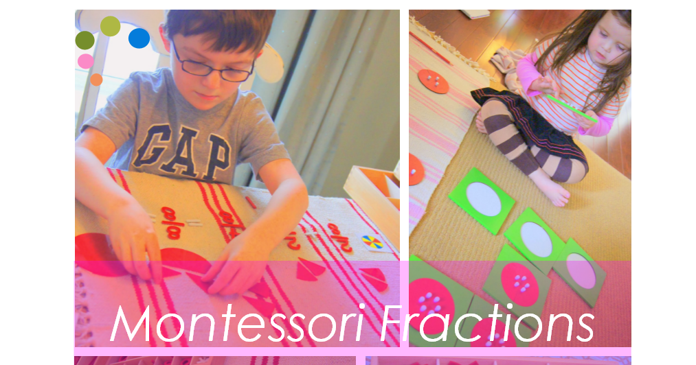 "Making Montessori Ours": Montessori Fractions - Review, Addition & NEW ...