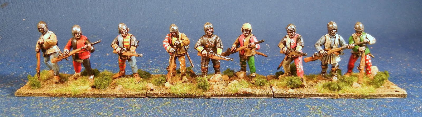 Bob's Miniature Wargaming Blog: 28mm Renaissance Crossbow and Shot