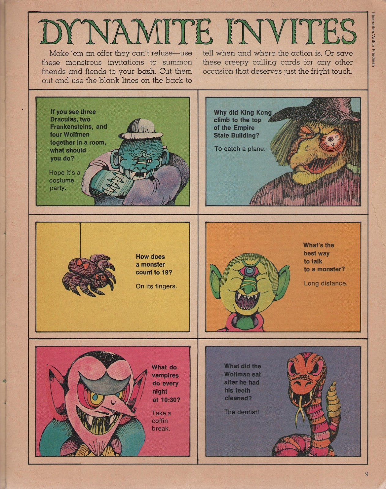 The Land of Cerpts and Honey: DYNAMITE MONSTER BASH