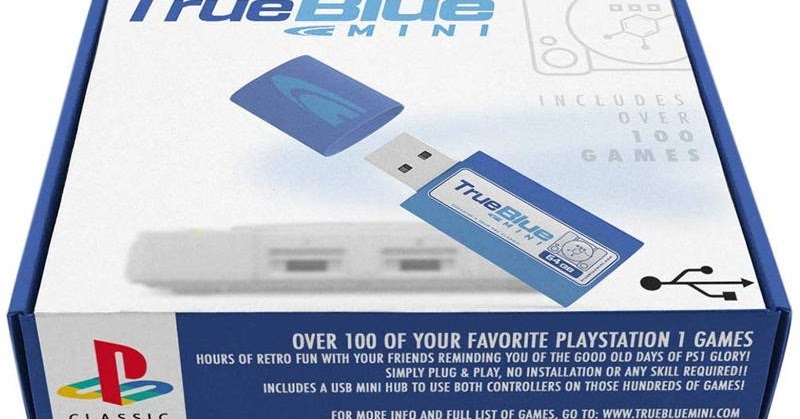 TrueBlue mini para Playstation Classic Mini | Retro Playing BCN