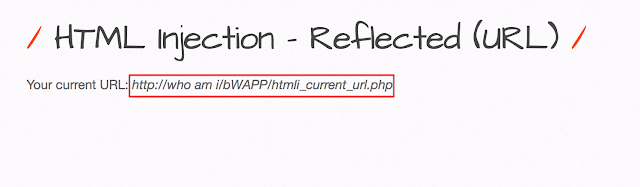 komorebi: [low] HTML Injection - Reflected ( URL )