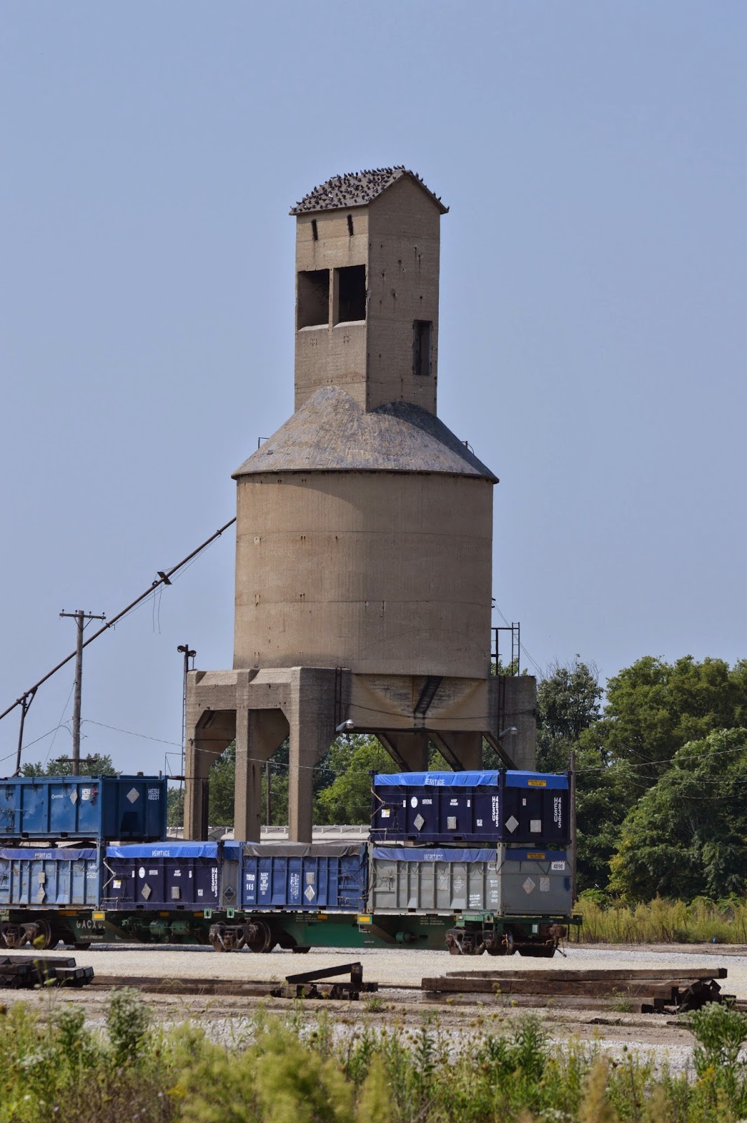 Towns and Nature: Frankfort, IN: NS/NKP Coal Tower and Roundhouse