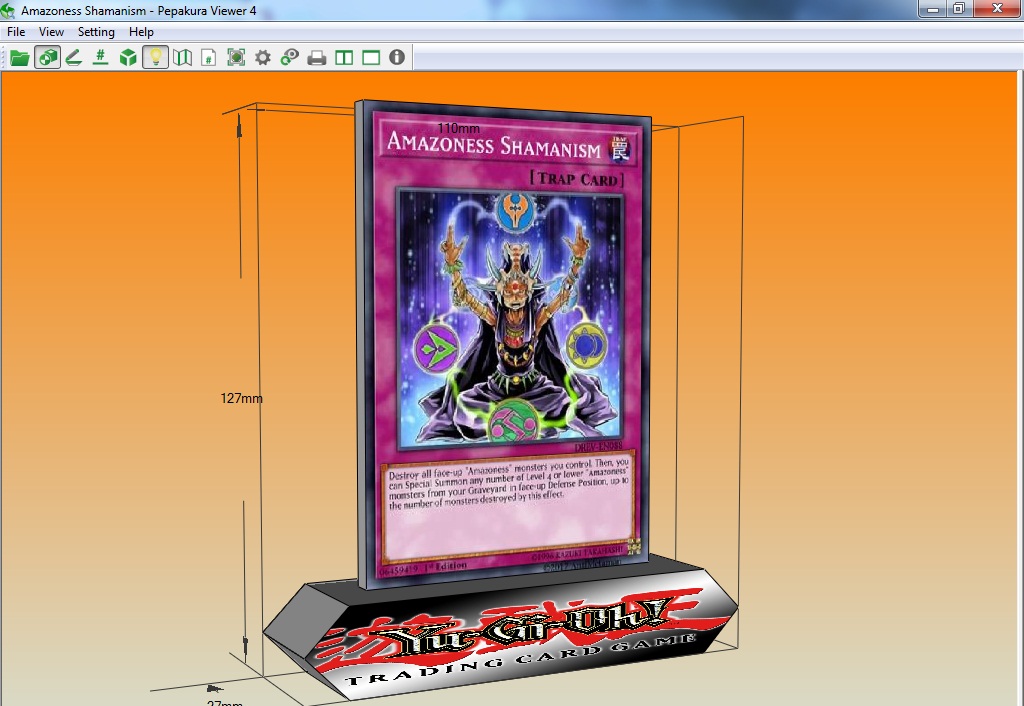 Our World: Papercraft Card Yugioh 1