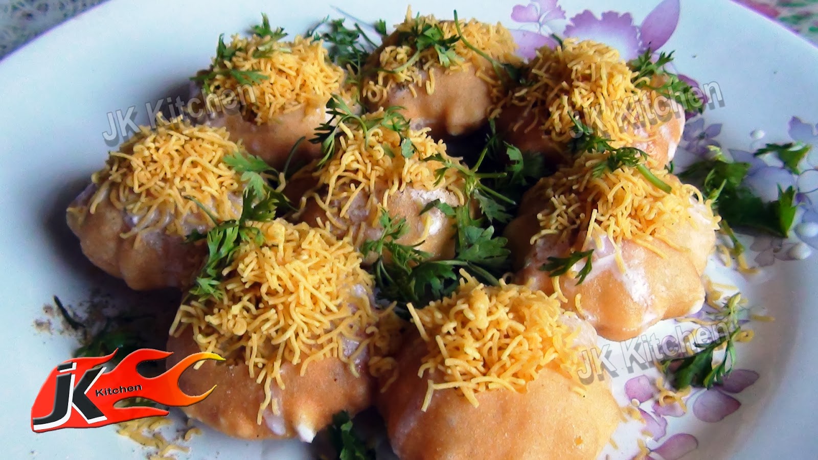 JK's Kitchen: Dahi Sev Puri Recipe by JK's Kitchen - Indian Chat