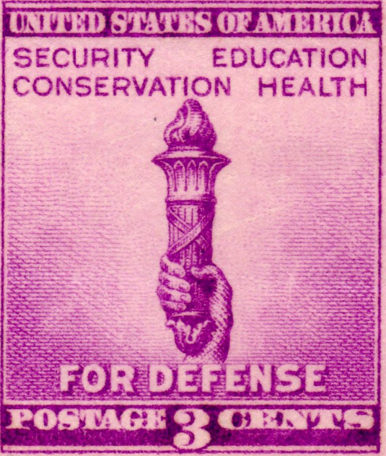 New Deal of the Day: New Deal Postage Stamps: National Defense