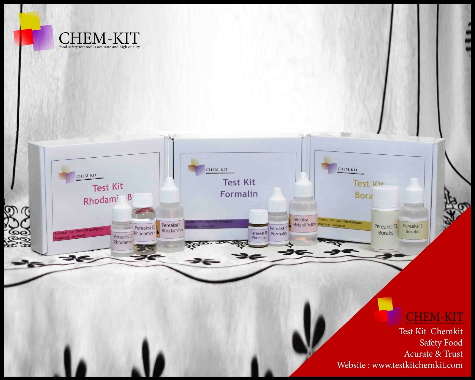 Test Kit Boraks Chemkit | Test Kit Chemkit