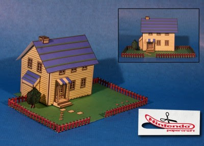 download papercraft Earthbound Ness' House Papercraft ~ paperclif best ...