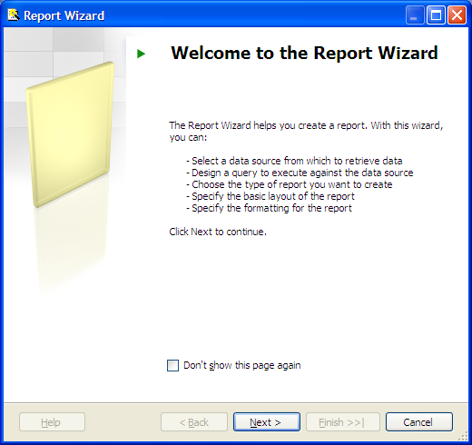 SSRS: Creating Report with SQL Server Reporting (Wizard)