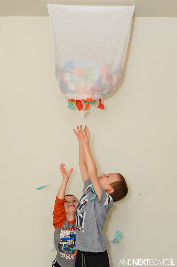 DIY Confetti Drop for Kids {That's Perfect for New Year's or Birthdays ...