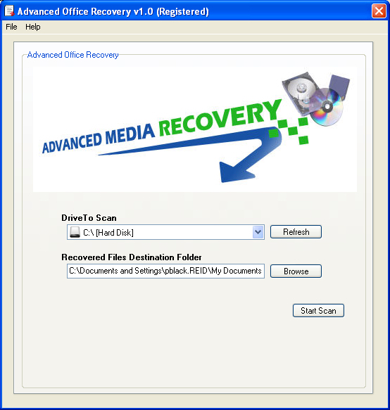 Advanced Office Recovery 3.0 - Recover lost office documents ~ System ...