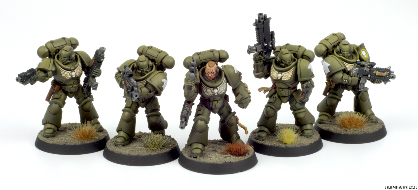 Orion Paintworks: Showcase: Raptors Space Marines