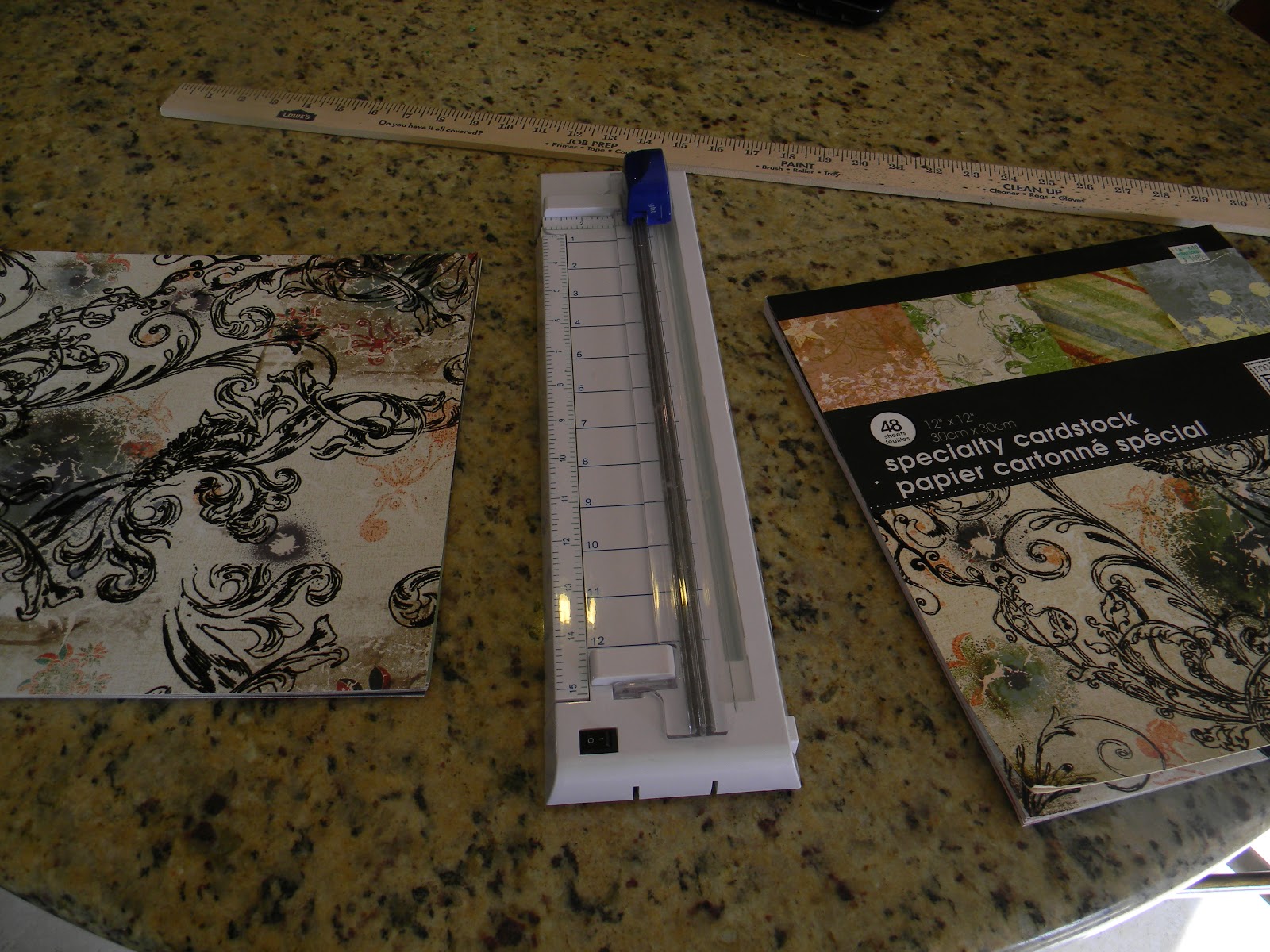 thetadbiteclectic : Big style art work from scrapbook paper