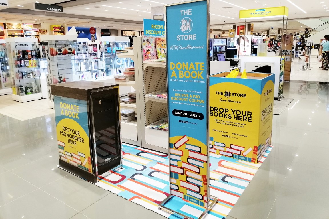 Donate-A-Book by The SM Store T#SHAREMOVEMENT