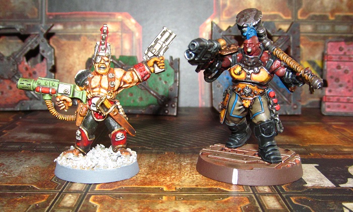 Drunken Samurai Painting Blog: Necromunda - Old vs. New Goliath Models