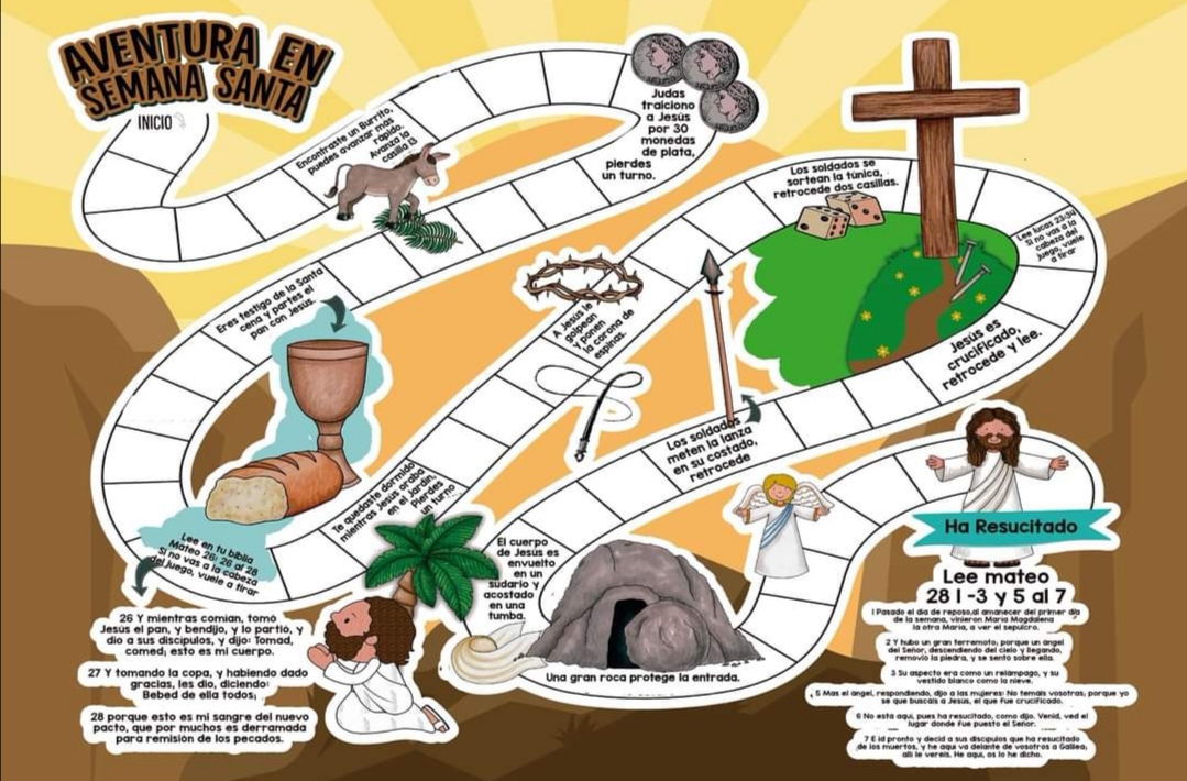 Juego de mesa: Aventura en Semana Santa