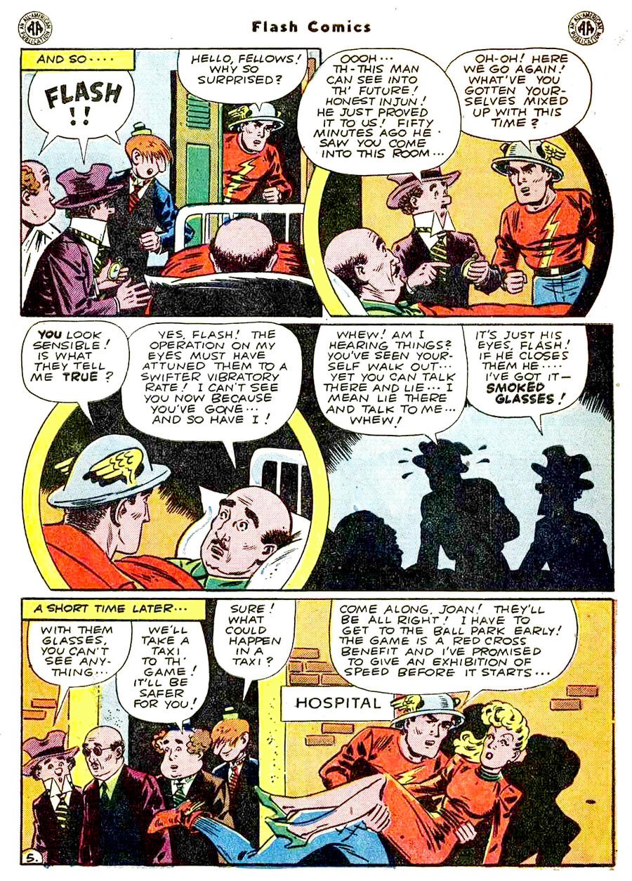 Pappy's Golden Age Comics Blogzine: Number 2306: Gone in a Flash