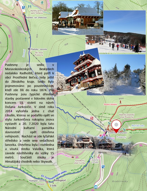 S foťákem na cestách: Pustevny zima 2008 a 2010