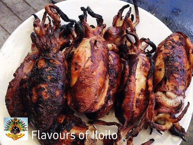 Inihaw Na Pusit With Rice