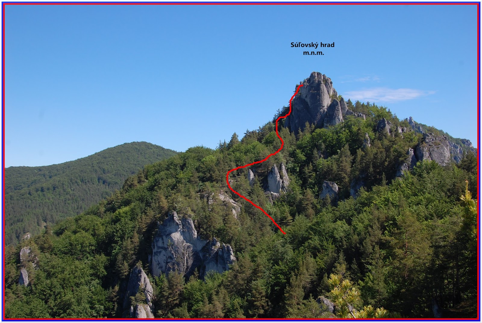 AKTY-vity: SÚĽOVSKÉ SKALY- Gotická brána a Súľovský hrad.