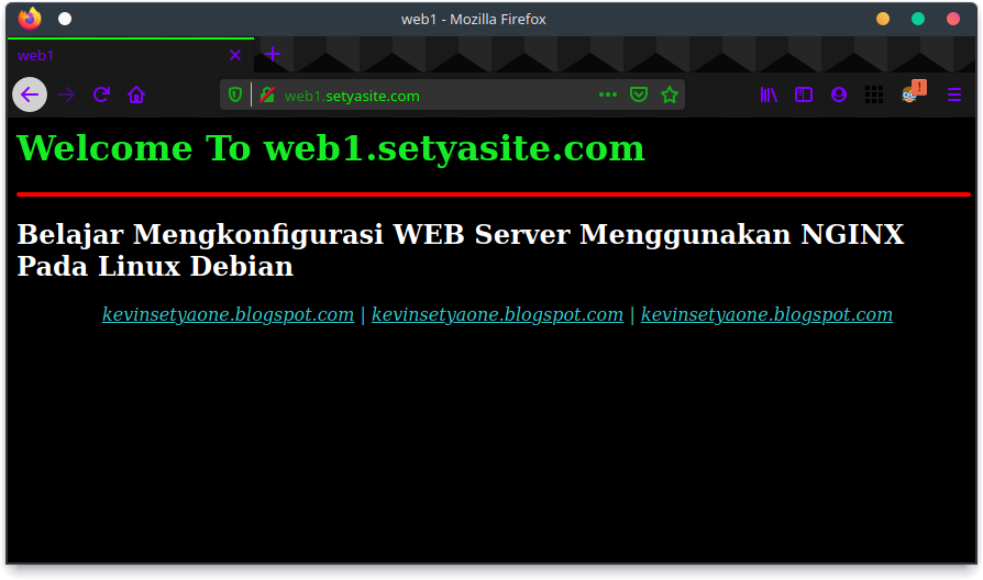 Cara Install dan Konfigurasi WEB Server Menggunakan NGINX Pada Debian ...