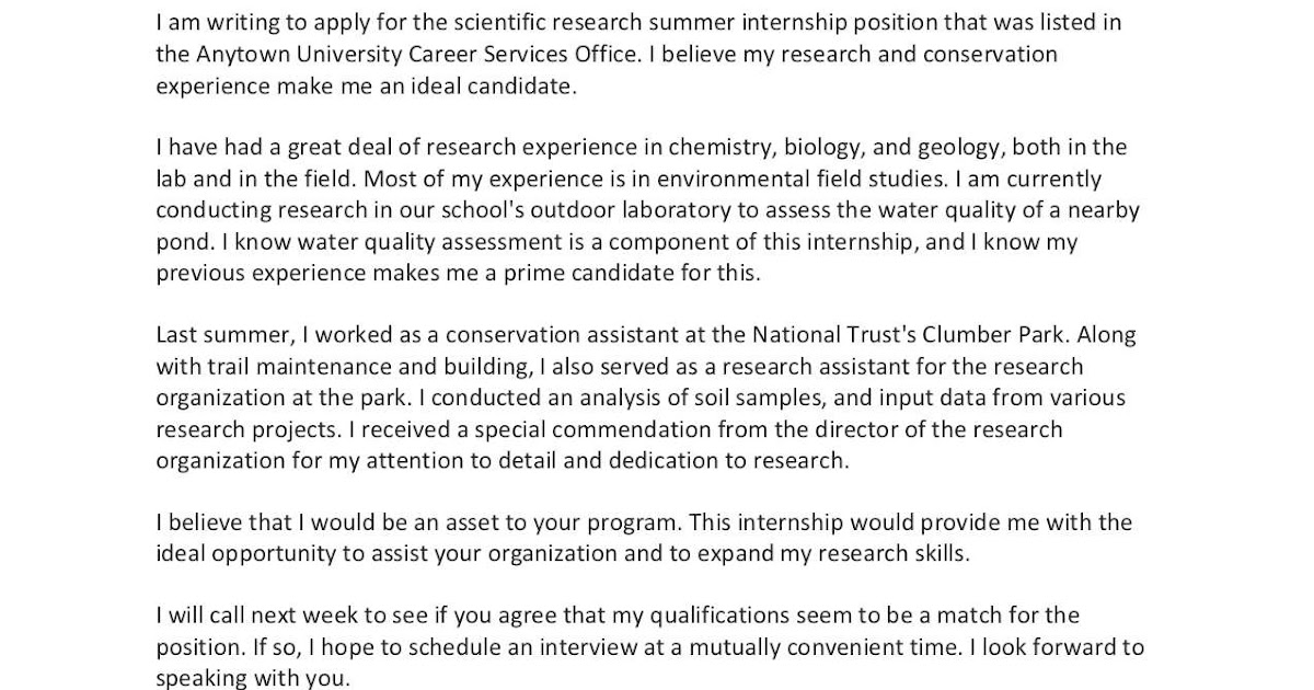 Practicum Cover Letter ~ Resume Letter