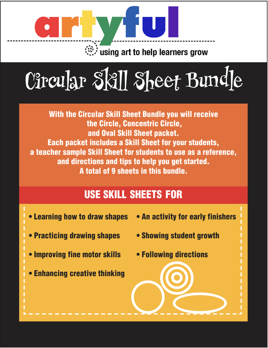 the colorful art room