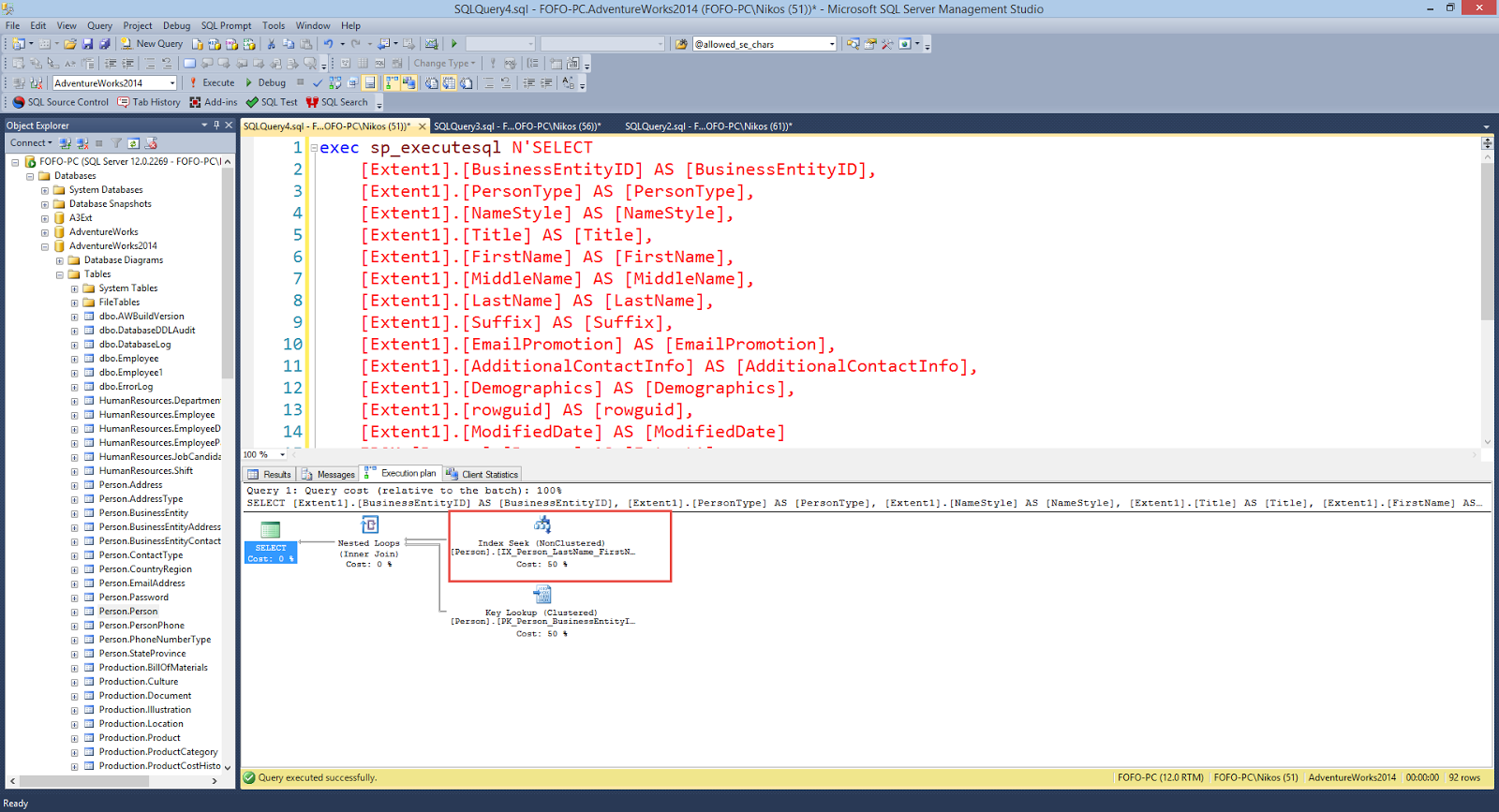 Queries: Optimization patterns for Entity Framework Performance