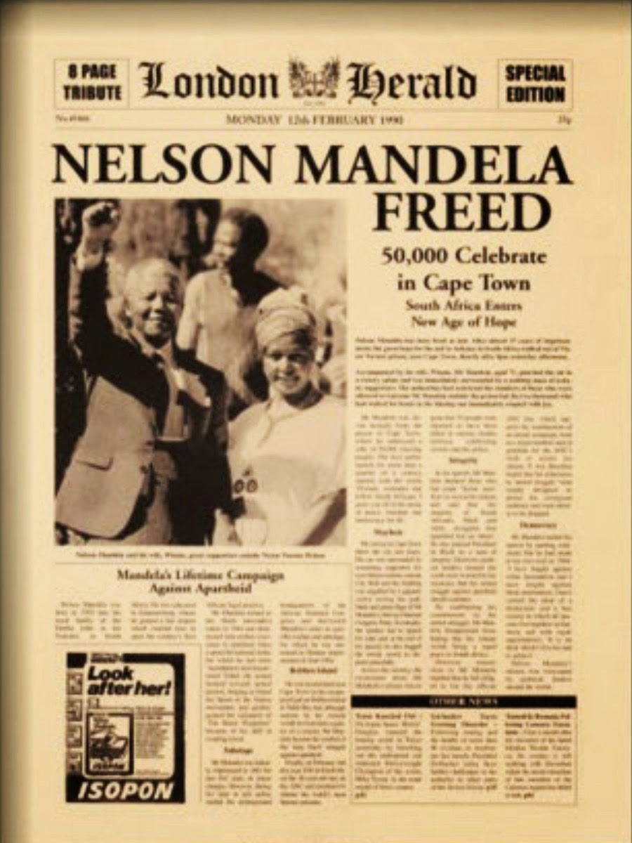 Throwback Thursdays Nelson Mandela Released From Prison