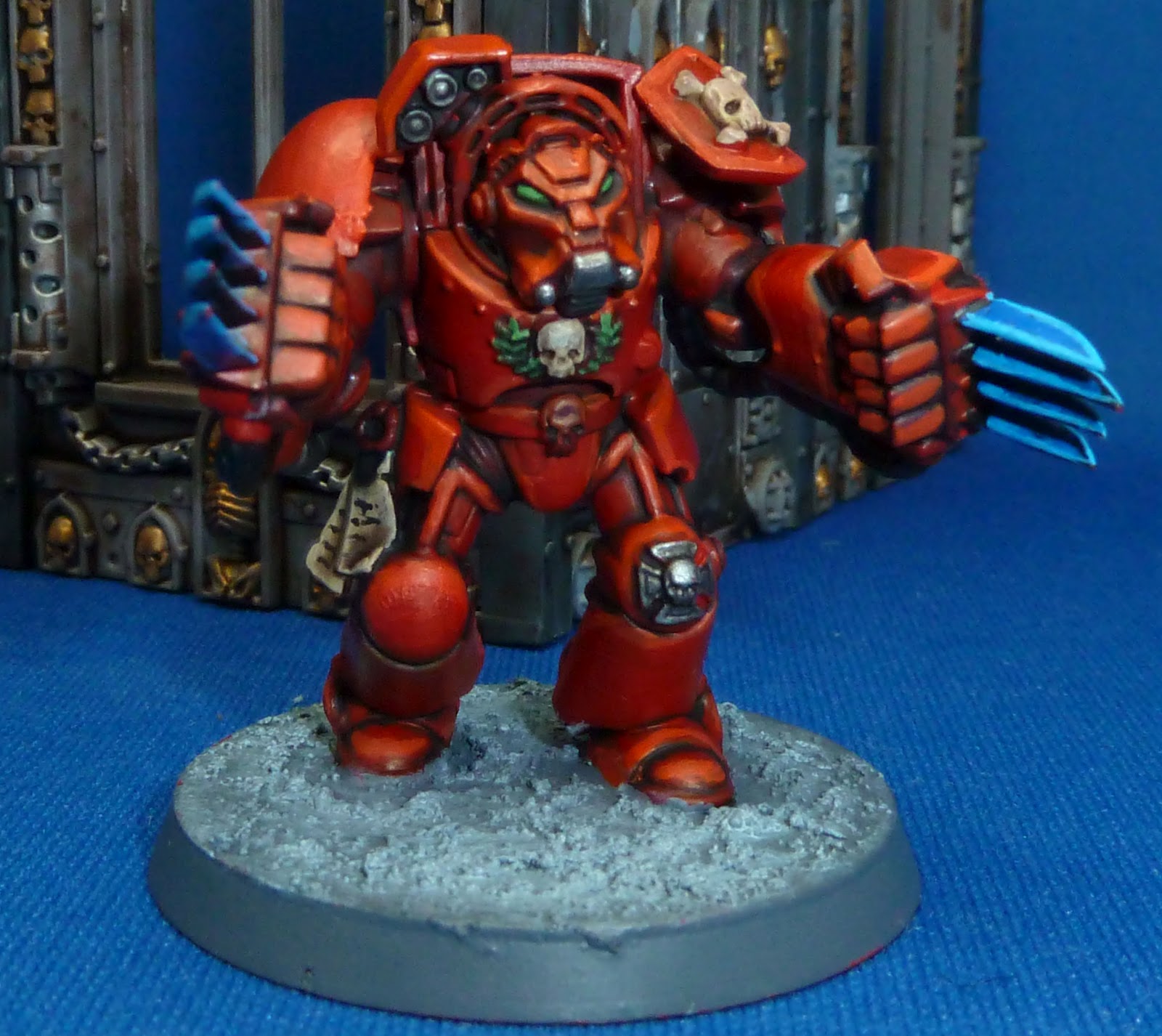 The 40k Project: Blood Angels Lightning Claw Terminator done!